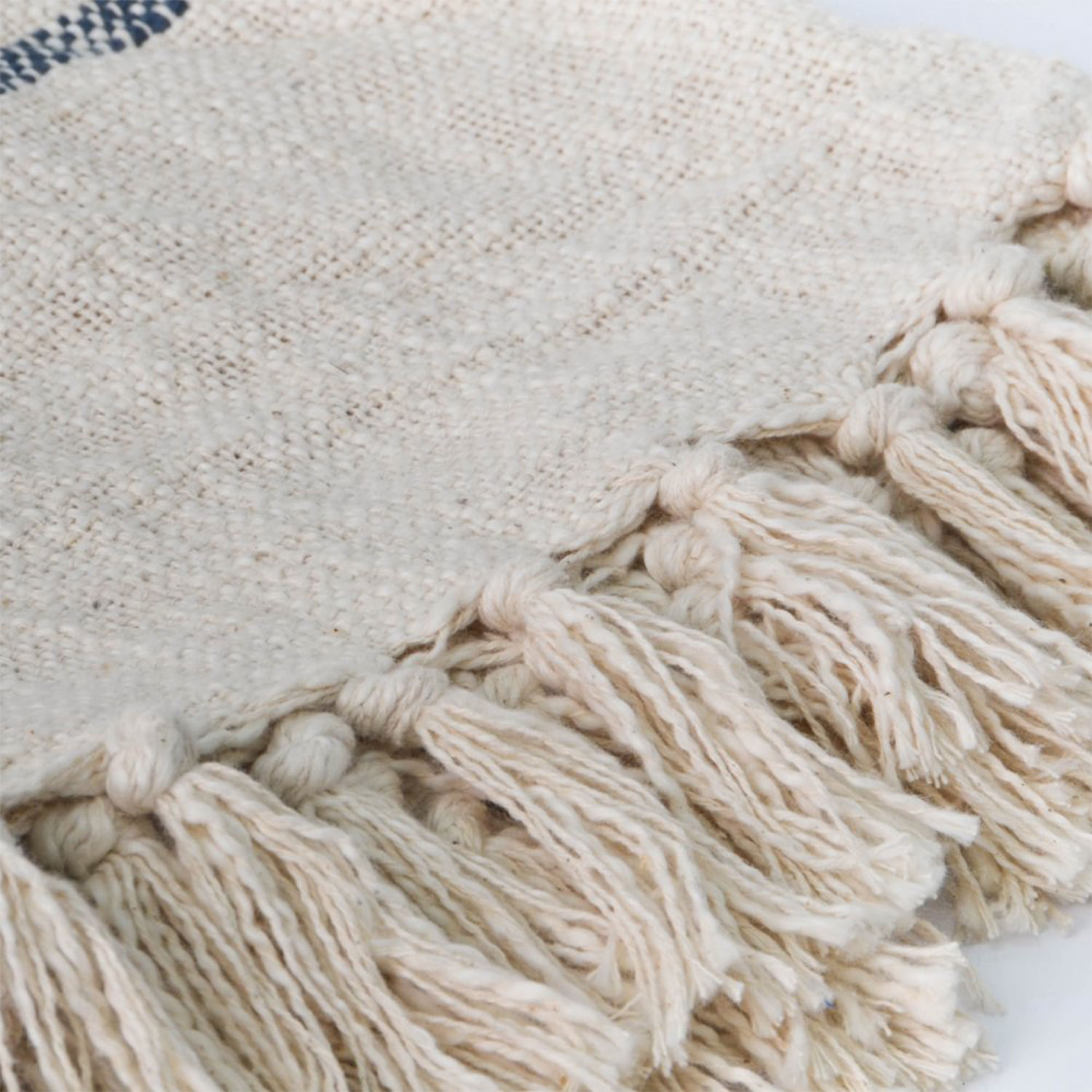 Manta Natural con rayas grises 1.25 x 1.50 mts - Tienda FC