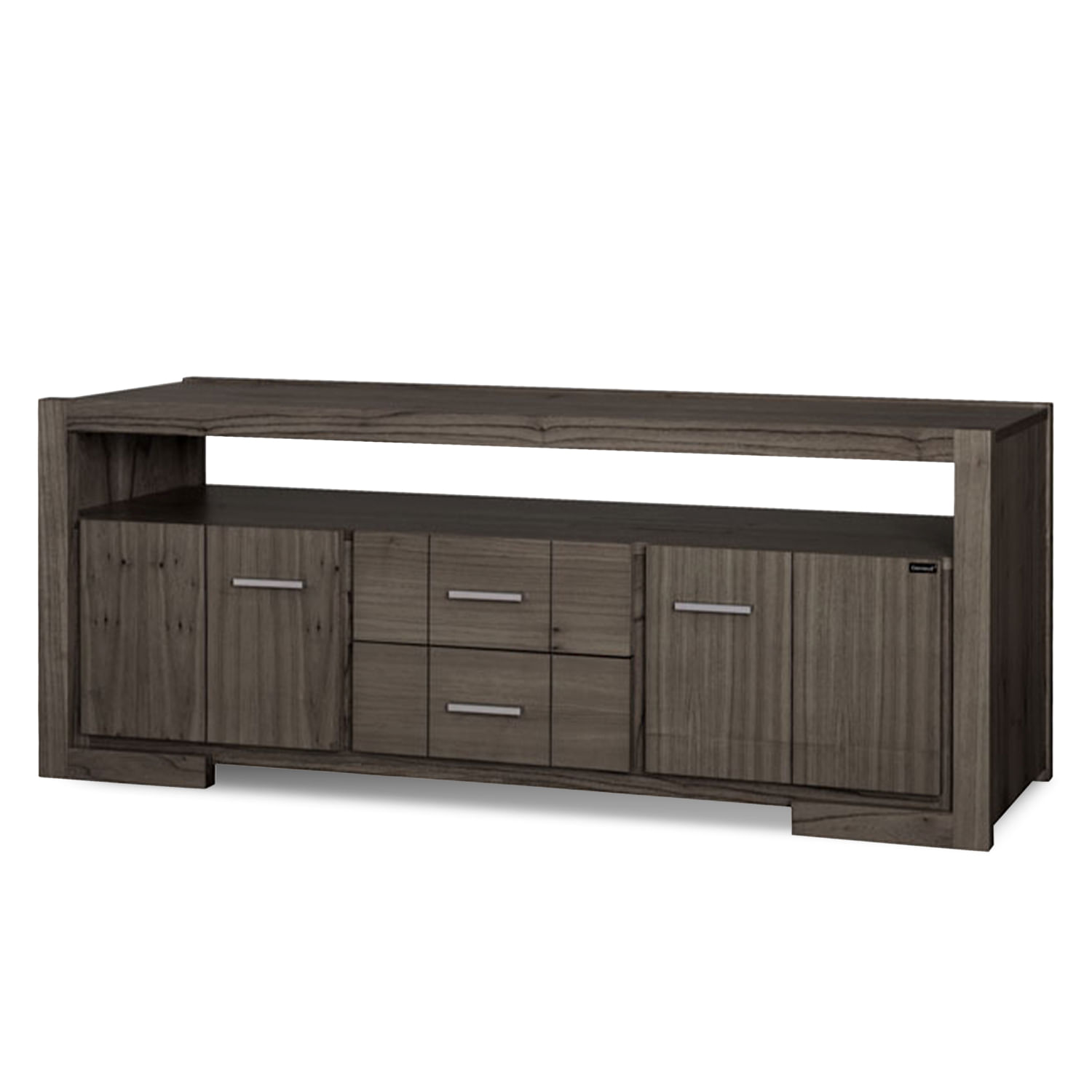 Rack TV Contemporaneo Ceniza - Tienda FC